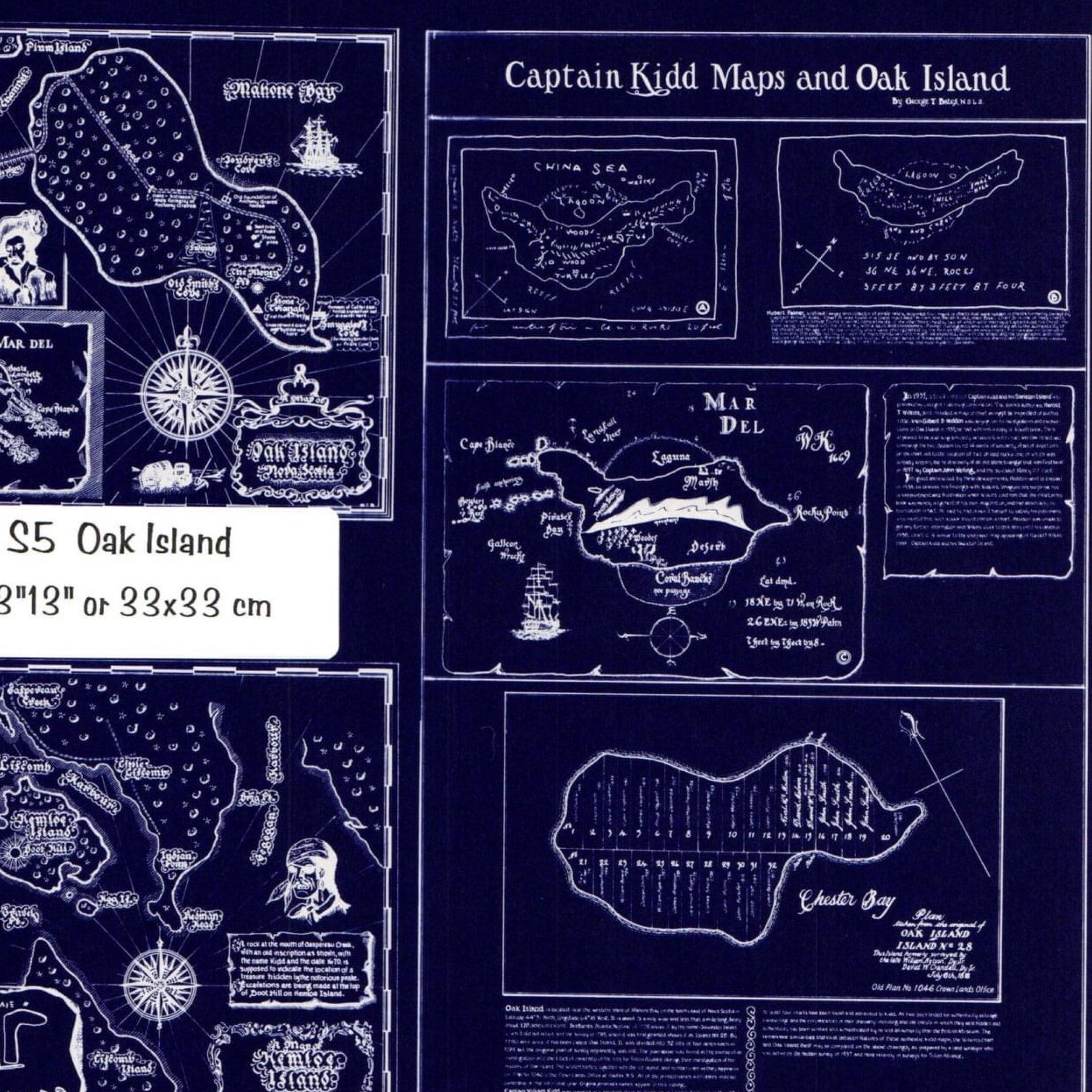 Captain Kidd Maps and Oak Island Poster | Barrington Museum Complex
