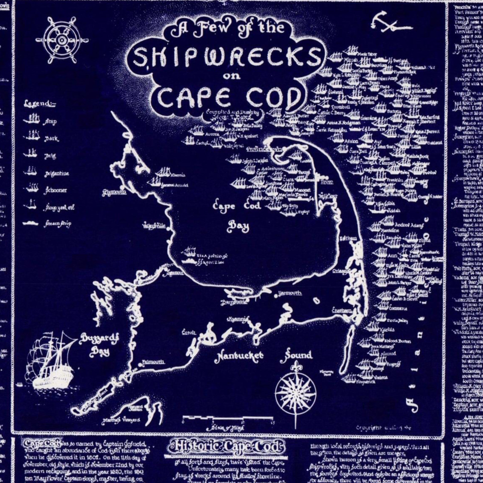 A few of the Shipwrecks on Cape Cod | Barrington Museum Complex